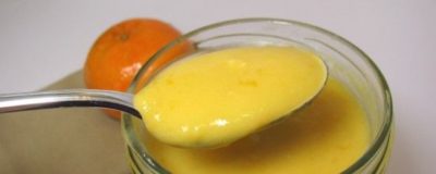 Recette de Mandarin curd (mandarine) sans lait - La Faim Des Délices